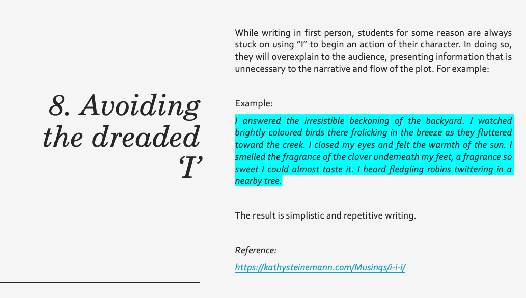 Visualization and Creative Writing – The English Classroom