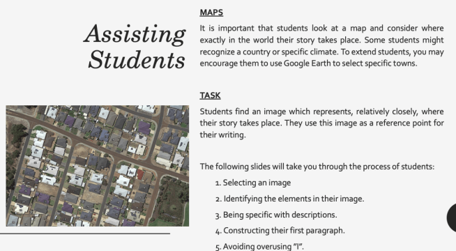 Visualization and Creative Writing – The English Classroom