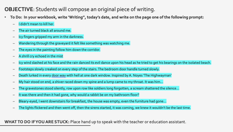 Creating Learning Stations – The English Classroom