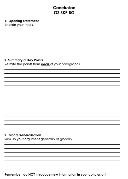 Teaching…Essay Structure – The English Classroom