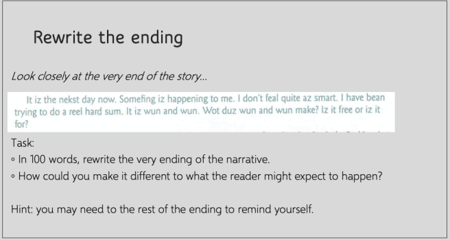 Change the Ending – Challenging your students to think outside the box ...